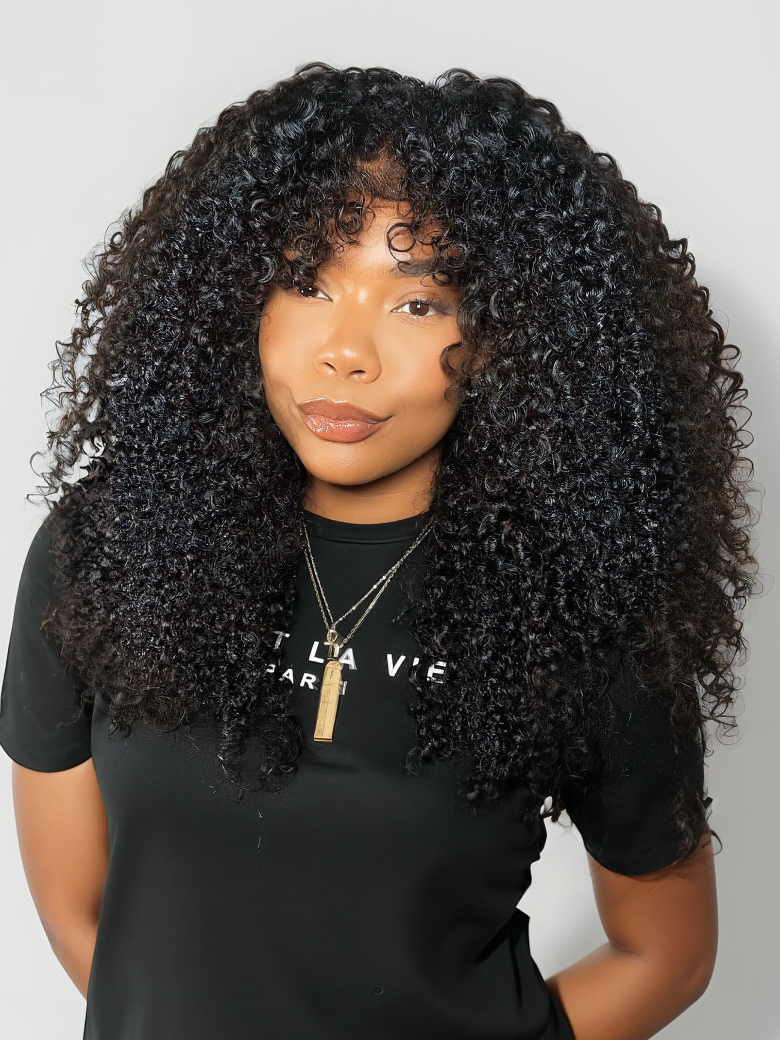 Nadula Bye Bye Knots Wig 2.0™ | 7x5 Kinky Curly Pre Bleached Lace ...