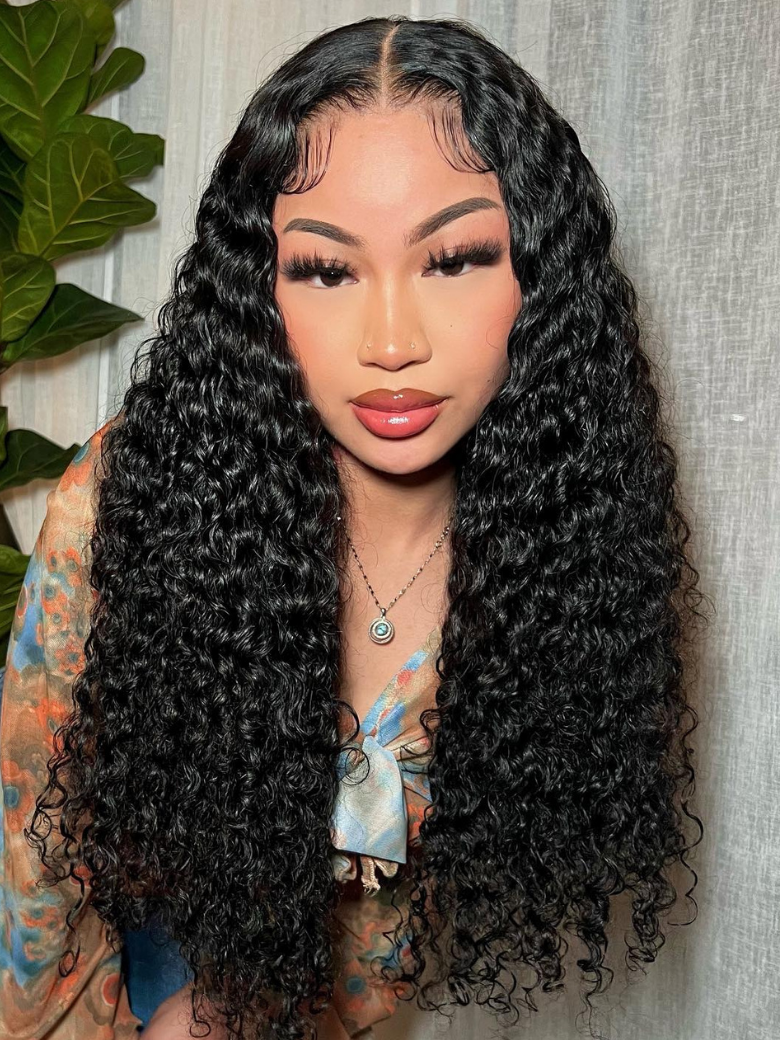 Nadula Flash Sale Jerry Curly 7x5 Lace Closure and 13x4 Lace Frontal Human Hair Wigs for Women