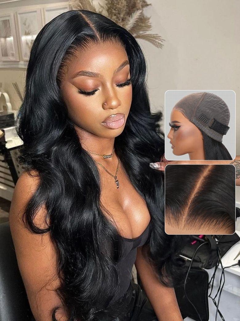 Nadula Bye Bye Knots 2.0™ | 7x5 HD Lace Closure Body Wave Pre Bleached Invisible Knots Glueless Wig