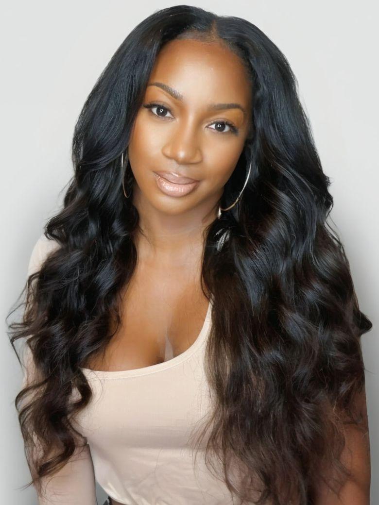 Nadula EasiContour™ V Part Wig Glueless Body Wave V Part Human Hair ...