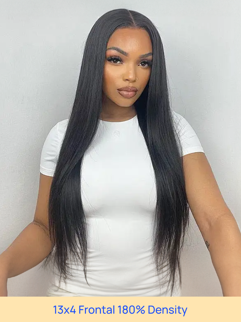 Nadula Flash Sale 13x4 Lace Frontal And 4x4 Lace Clsoure Straight Human Hair Wig For Sale