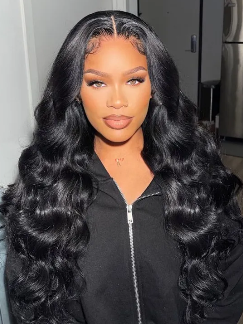 Nadula Flash Sale Body Wave 6x4.5 Pre-cut Lace Closure Wigs Put On and Go Wig With Baby Hair