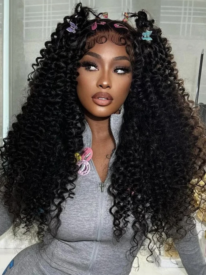 Nadula Flash Sale Water Wave Wigs Half Wig With Headband Put On And Go Human Hair Wigs