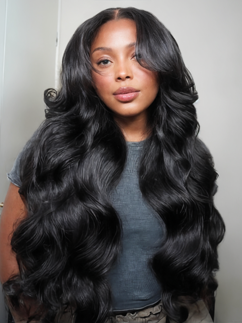 Nadula Flash Sale Bye Bye Knots Wig 7x5 Pre Bleached Invisible Knots Body Wave Human Hair Wigs